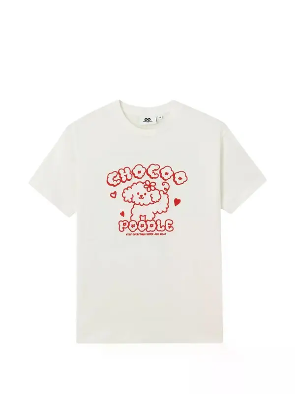 CHOCOOLATE Poodle Print T-shirt