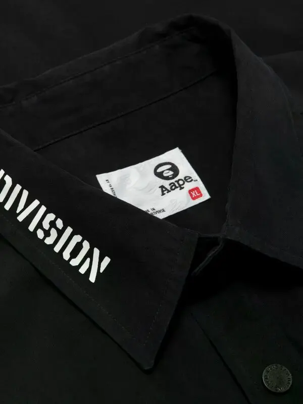 AAPE BY *A BATHING APE Logo-patch Pocket Shirt