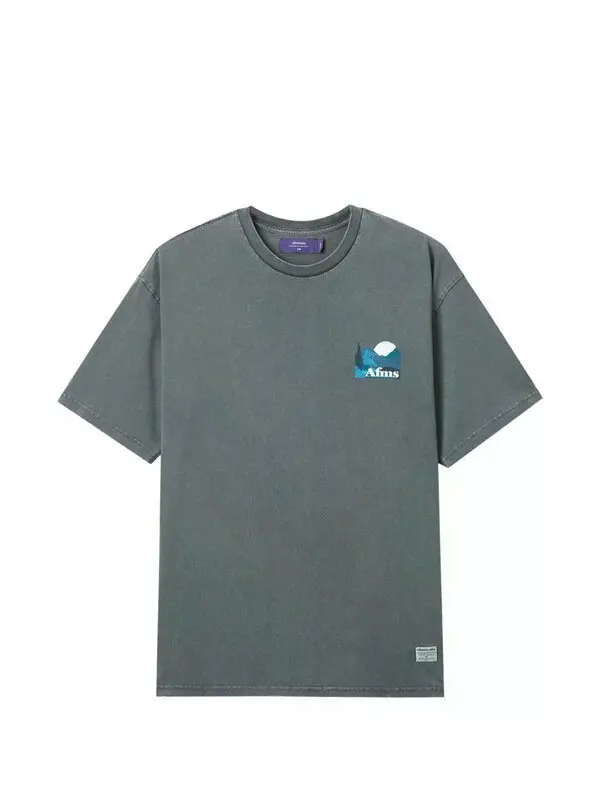 AFTERMATHS Landscape-print T-shirt