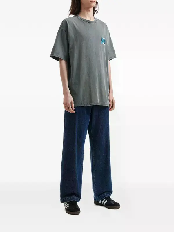 AFTERMATHS Landscape-print T-shirt