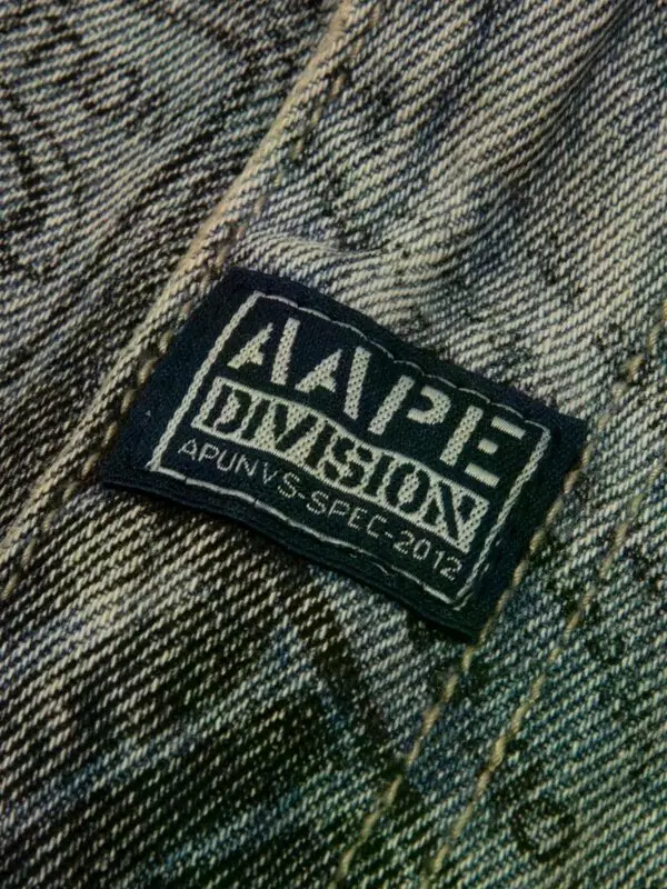 AAPE BY *A BATHING APE Logo-patch Printed Trousers