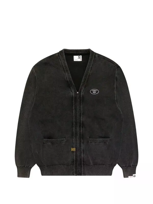 AAPE BY *A BATHING APE V-neck Patch-detail Cardigan