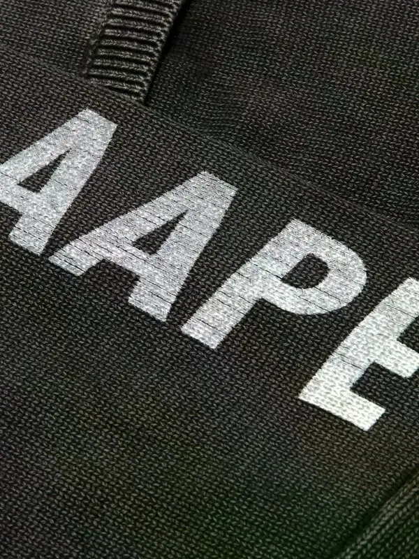 AAPE BY *A BATHING APE V-neck Patch-detail Cardigan