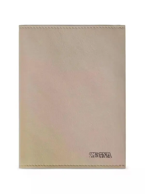 Zegna Secondskin Passport Case - Neutrals