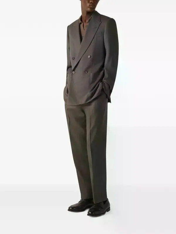 Zegna Pleated Trousers - Grey