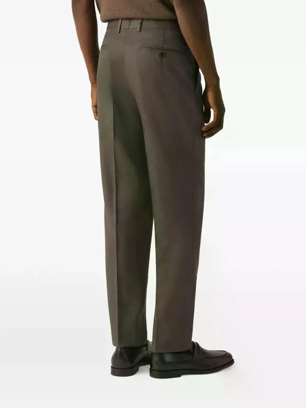Zegna Pleated Trousers - Grey