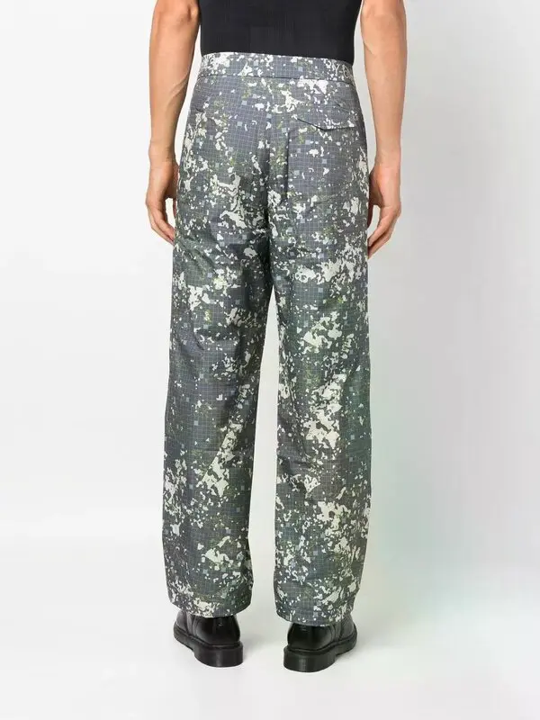 A-COLD-WALL* Abstract-print Straight-leg Trousers
