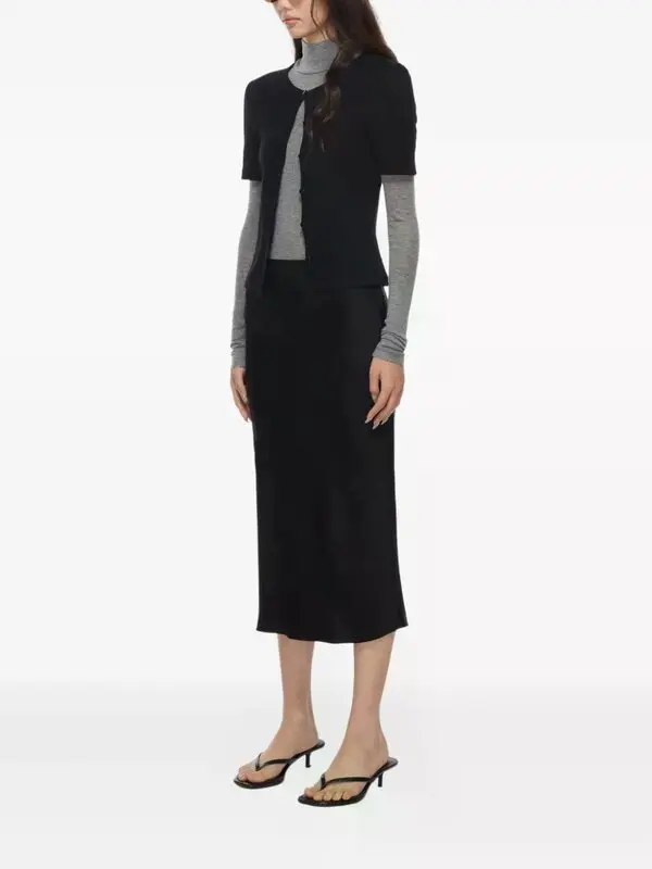 SAMSOE SAMSOE Ribbed Button Cardigan