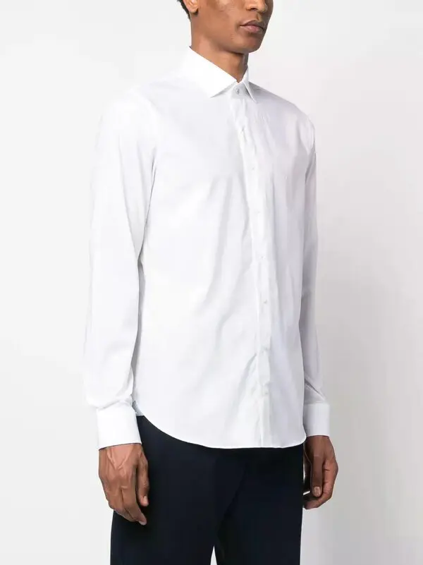 Michael Kors Logo-embroidered Cotton Shirt