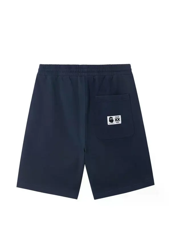 FINGERCROXX Drawstring Track Shorts - Blue
