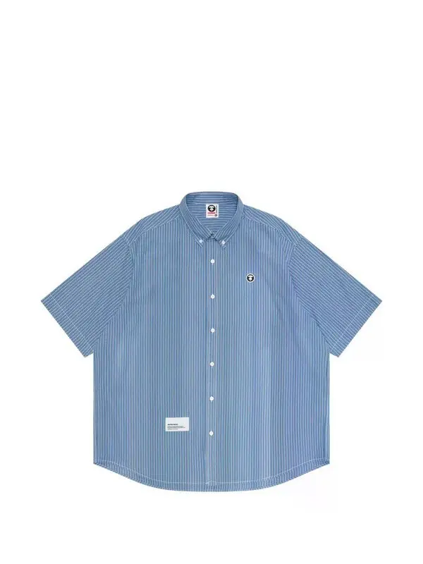 AAPE BY *A BATHING APE Striped Patch Shirt