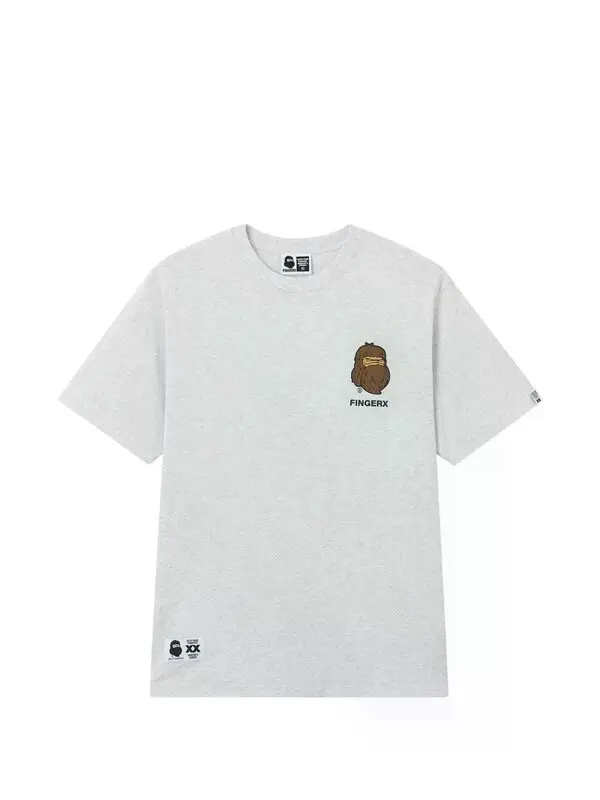 FINGERCROXX Graphic Print T-shirt - Grey
