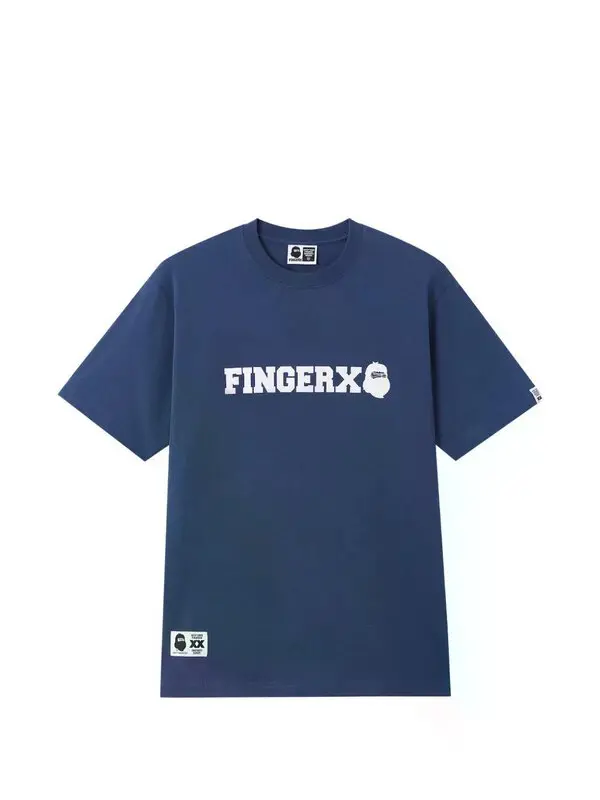 FINGERCROXX Logo T-shirt - Blue