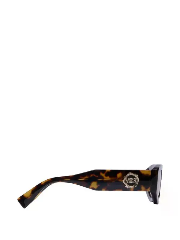 Viktor & Rolf Oval-frame Sunglasses - Brown