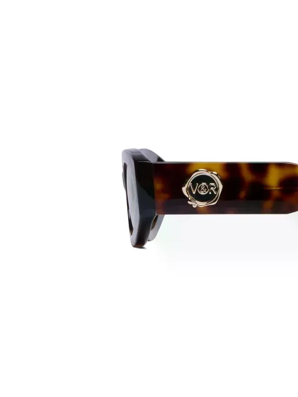 Viktor & Rolf Oval-frame Sunglasses - Brown