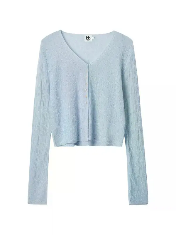 B+AB Buttoned V-neck Cardigan