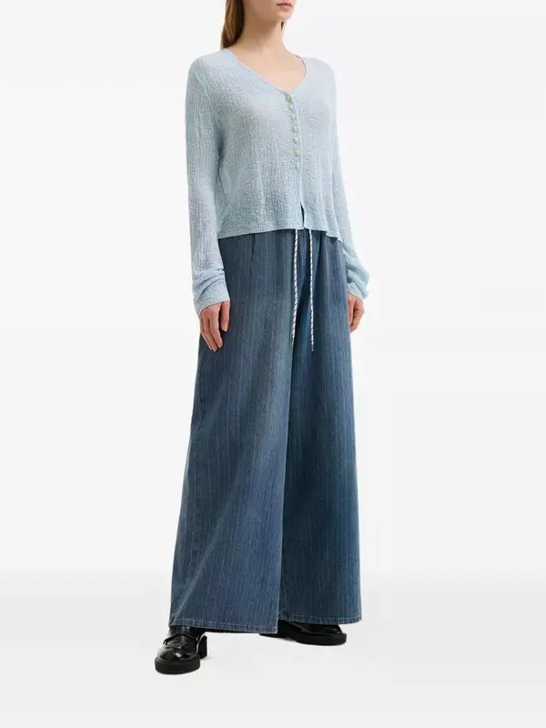 B+AB Buttoned V-neck Cardigan