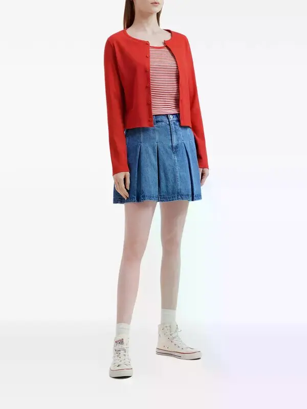 CHOCOOLATE Pleated Mini Skirt
