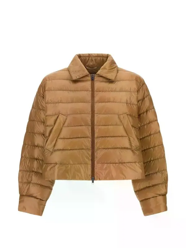 Herno Quilted Collared Jacket - Brown