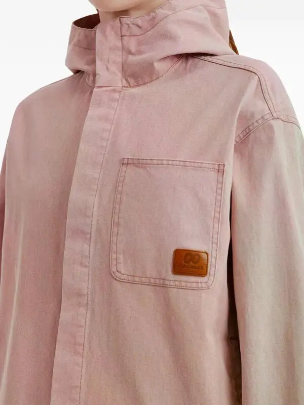 CHOCOOLATE Hooded Embroidered Jacket