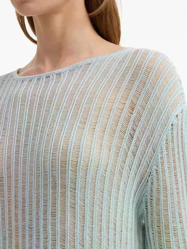 B+AB Lace-trim Long-sleeve Sweater