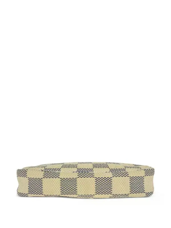 LOUIS VUITTON 2006 Damier Azur Mini Pochette Accessoires - Neutrals