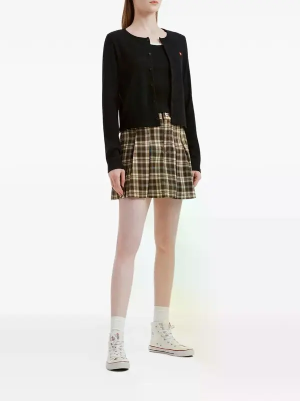CHOCOOLATE Plaid Pleated Skirt