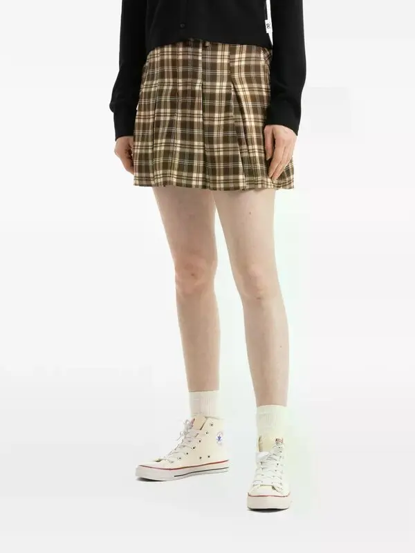 CHOCOOLATE Plaid Pleated Skirt