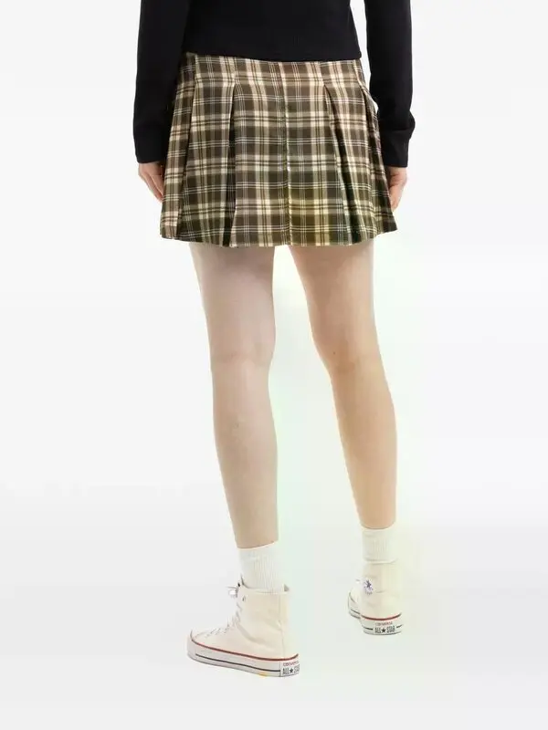 CHOCOOLATE Plaid Pleated Skirt