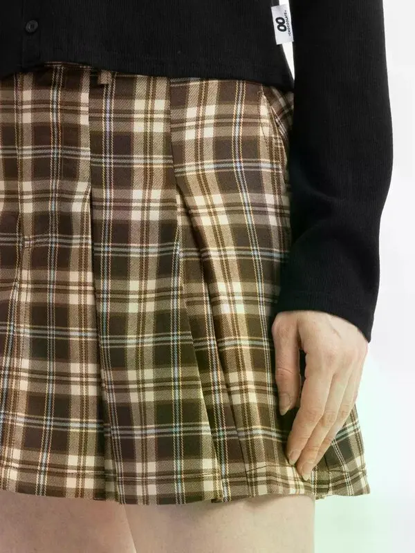 CHOCOOLATE Plaid Pleated Skirt