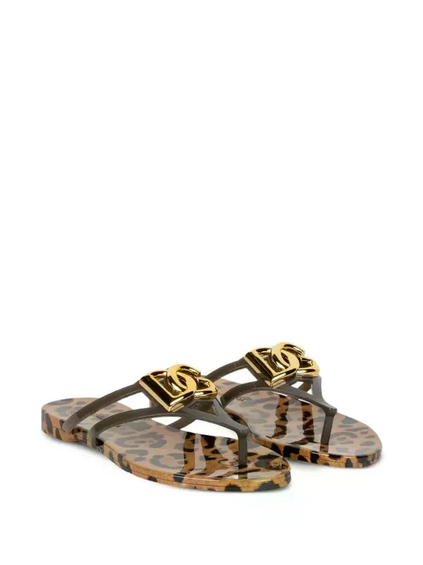Dolce & Gabbana Leopard-print Sandals