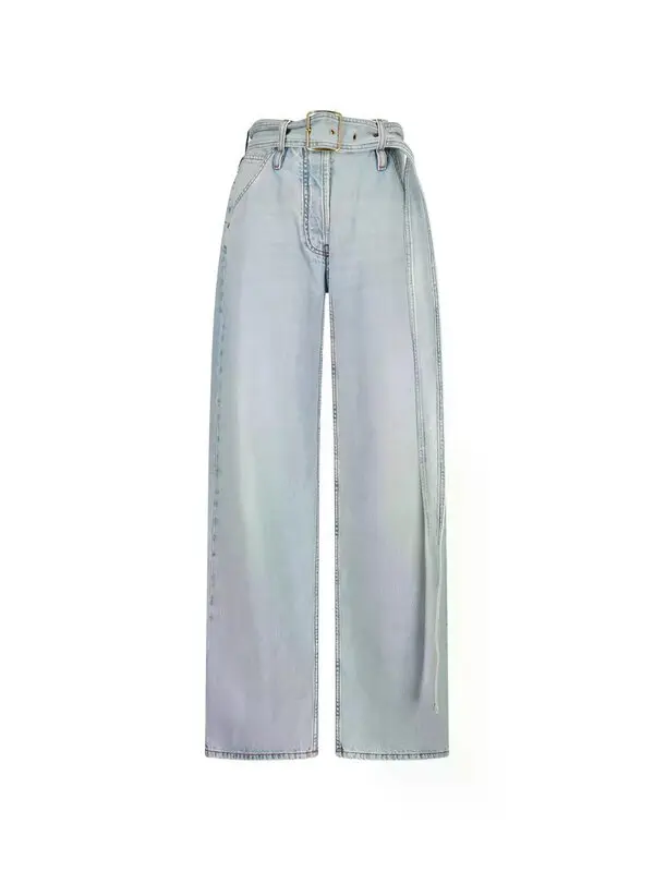 DARKPARK Dalila Bleached Denim Jeans With Belt