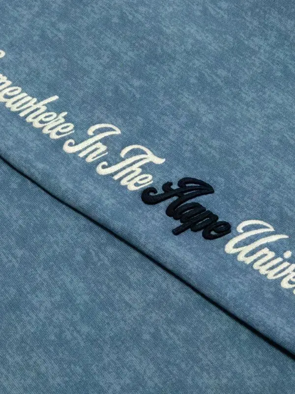 AAPE BY *A BATHING APE Camouflage-pocket Track Pants - Blue