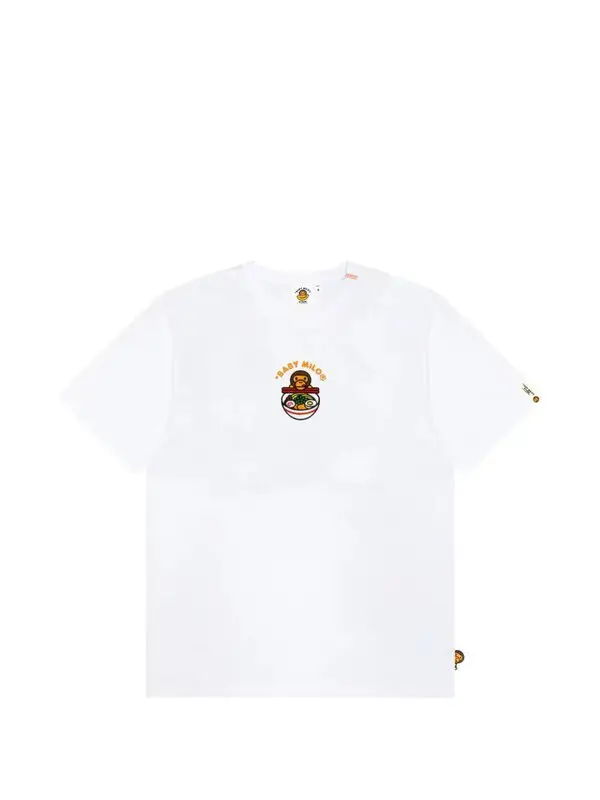 A BATHING APE Ramen-print T-shirt - White