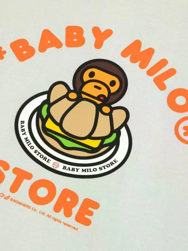 A BATHING APE Graphic-print T-shirt - Neutrals