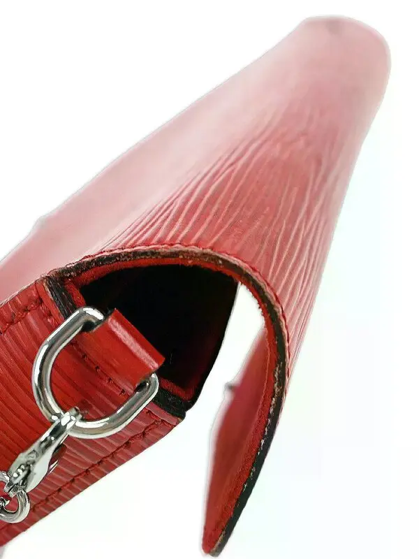 LOUIS VUITTON 2017 Epi Pochette Felicie - Red