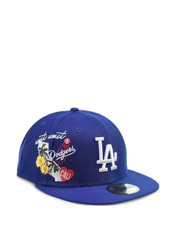 New Era Los Angeles Dodgers City Cluster-patch Baseball Cap - Blue