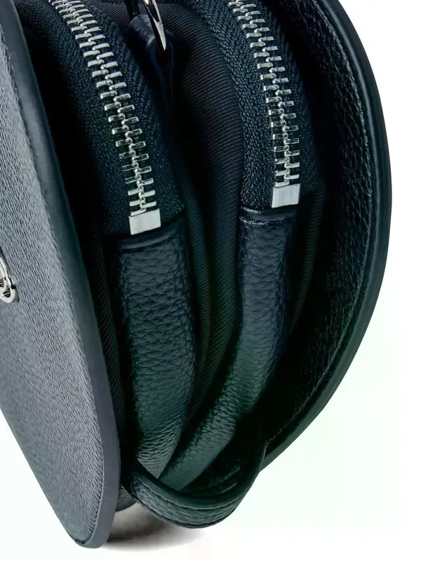 VIVIENNE WESTWOOD Louise Heart Textured Crossbody Bag - Black