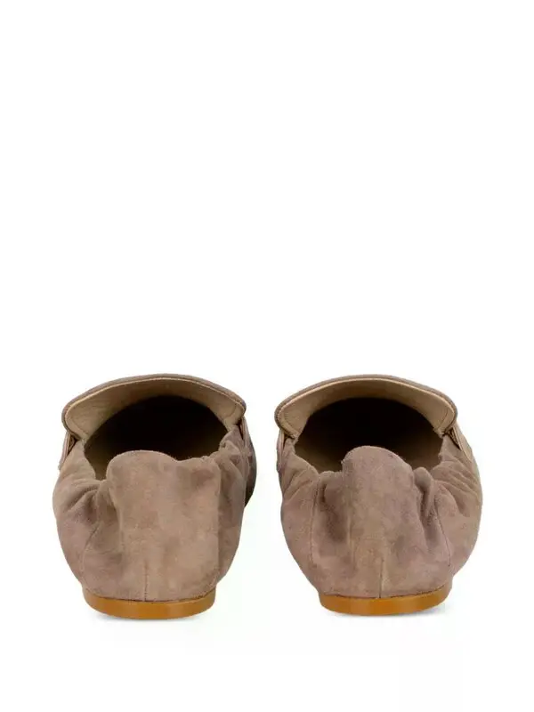GUGLIELMO ROTTA Gathered Suede Sandals