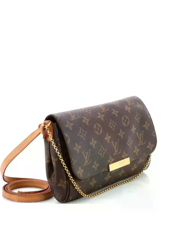 LOUIS VUITTON Favorite Handbag Monogram Canvas Mm Crossbody Bag - Brown