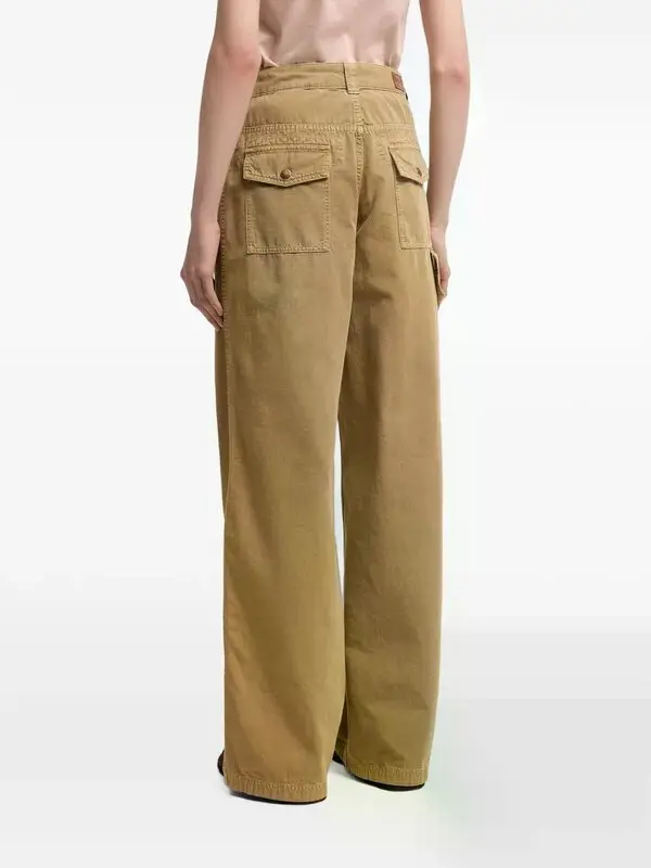 Moncler Wide-leg Trousers - Neutrals