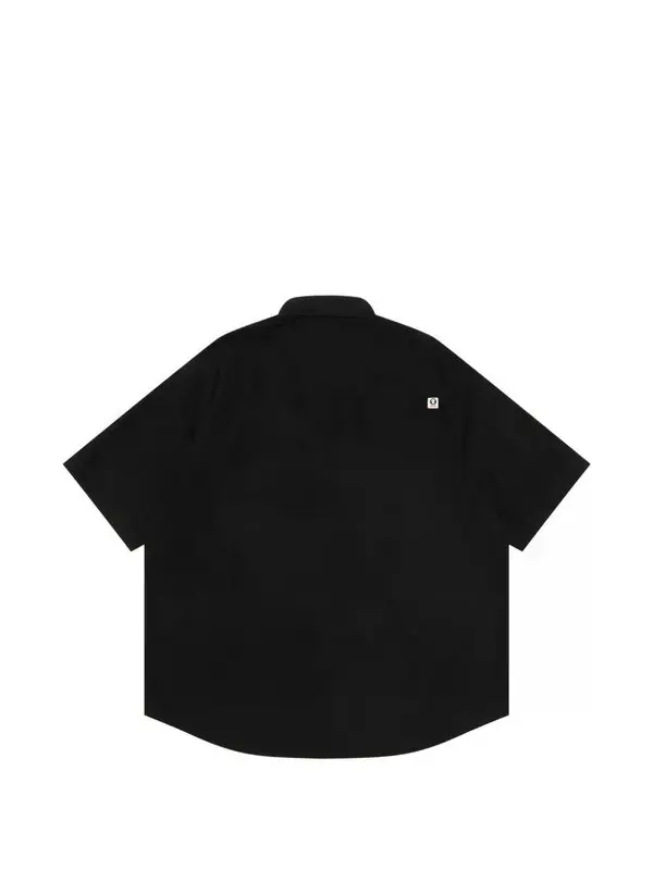 AAPE BY *A BATHING APE Short-sleeve Logo Shirt - Black