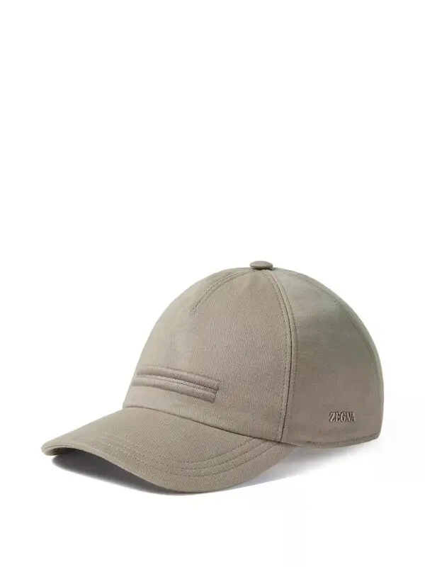 Zegna Oasi Cotton Baseball Cap - Neutrals