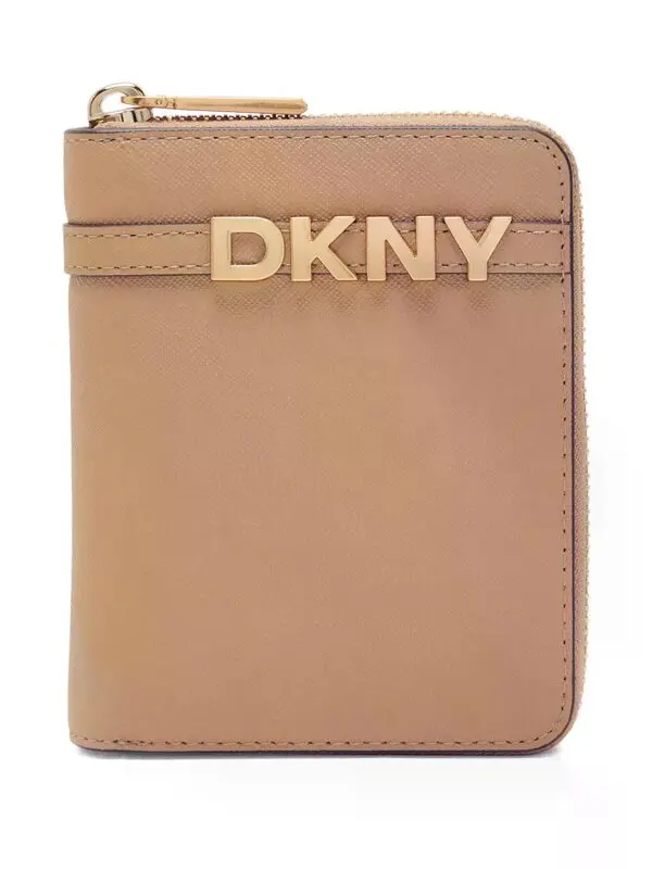 Dkny Logo-strap Wallet - Neutrals