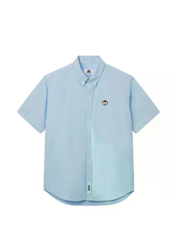 CHOCOOLATE Buttoned Embroidered Shirt - Blue