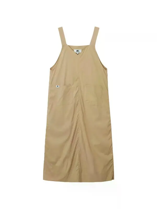CHOCOOLATE Patch-pocket Midi Dress - Neutrals