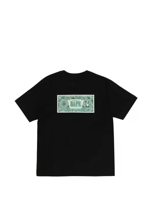 A BATHING APE Dollar-print T-shirt