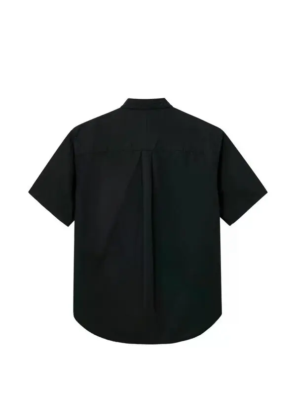 CHOCOOLATE Buttoned Short-sleeve Shirt - Black