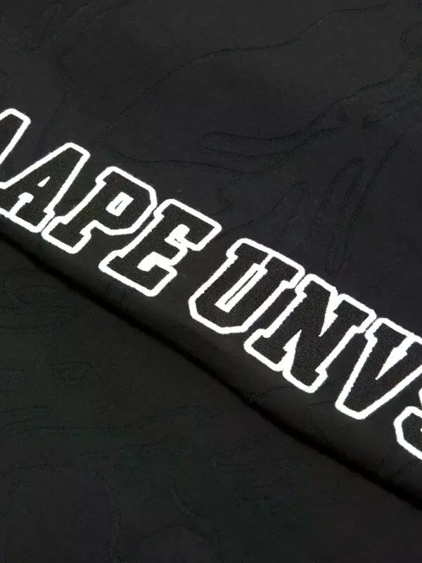 AAPE BY *A BATHING APE Logo-detail Shorts - Black