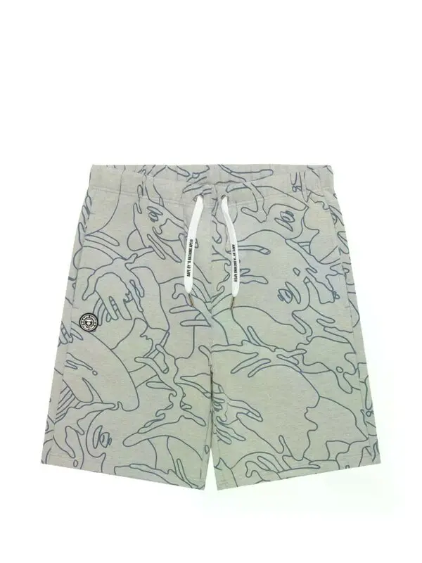 AAPE BY *A BATHING APE Outline-print Shorts